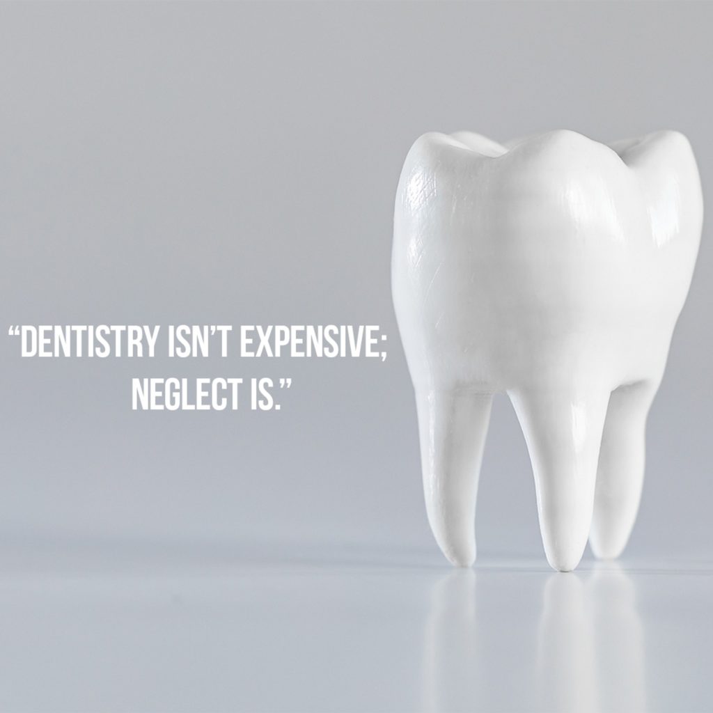 Have you been slacking in your oral hygiene? If so, it pays to remember ...